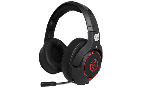 Headset Gamer DAZZ Ballistic Dual Core 7.1 Preto/Vermelho, 624852