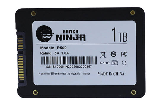 SSD Gamer Ninja Shuriken 1TB, Sata III, Leitura 500MBs E Gravação ...