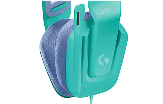 Headset Gamer Logitech G335, 3.5mm, Drivers de 40mm, Green, 981-001023