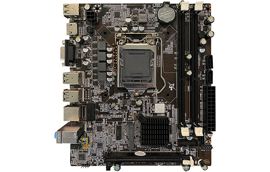 Placa Mãe BRX H55, Chipset H55, Intel LGA 1156, MATX, DDR3, BR1156