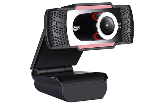 Webcam C3Tech WB-100BK, Full Hd 1080p, Com Microfone, Preto