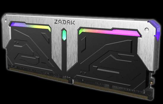Memória DDR4 Zadak SPARK, RGB, 8GB, 3200MHz, Black + Brinde Zadak