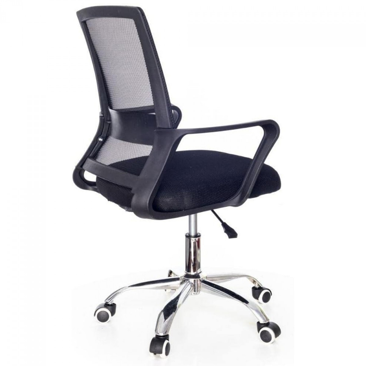 Cadeira de Escritório Fortt, Base Cromada, Preta, FORTT 950