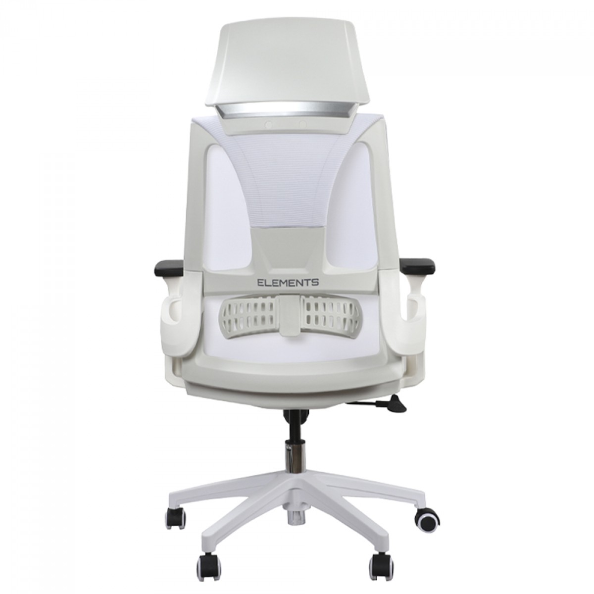 Cadeira Ergonômica Elements Helene Special, 3D, Altura Ajustável, Branca