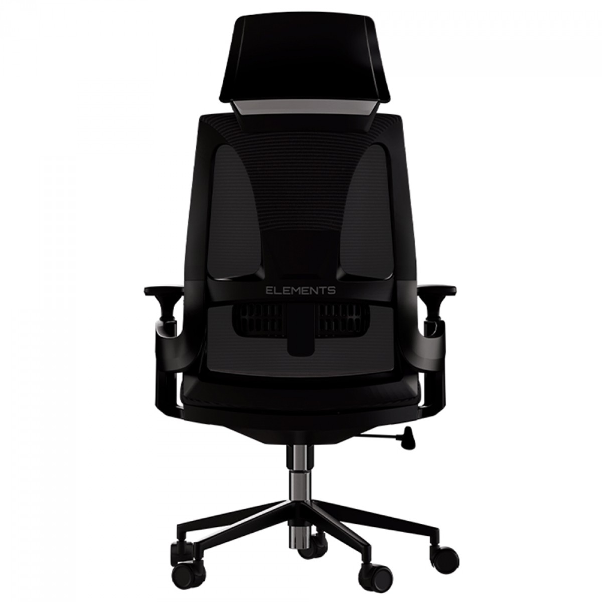 Cadeira Ergonômica Elements Helene Special, 3D, Altura Ajustável, Preta