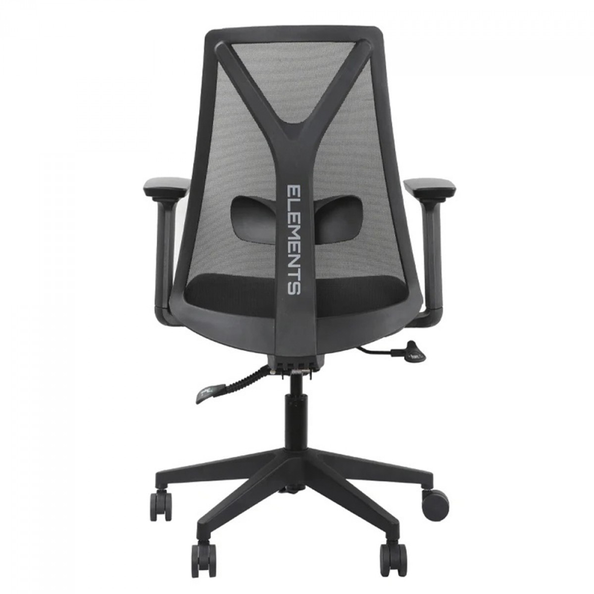 Cadeira Ergonômica Elements Olympia, 3D, Altura Ajustável, Preta