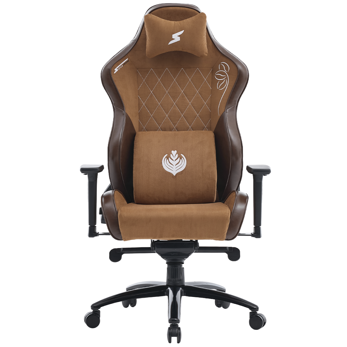 Cadeira Gamer SuperFrame Mocha, Reclinável, 3D, Marrom, SF-CH-MCR3DBWF