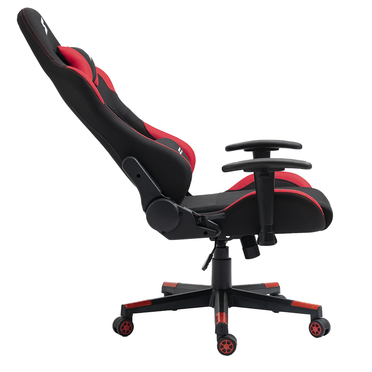 Cadeira Gamer SuperFrame Speed, Reclinável, Tecido, Preto e Vermelho