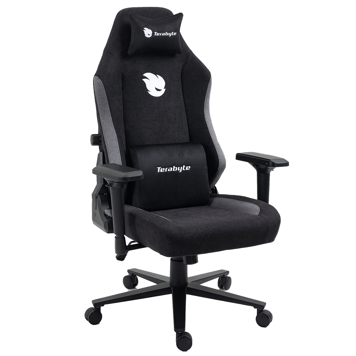 Cadeira Gamer Terabyte Style, Reclinável , 4D, Preto e Cinza