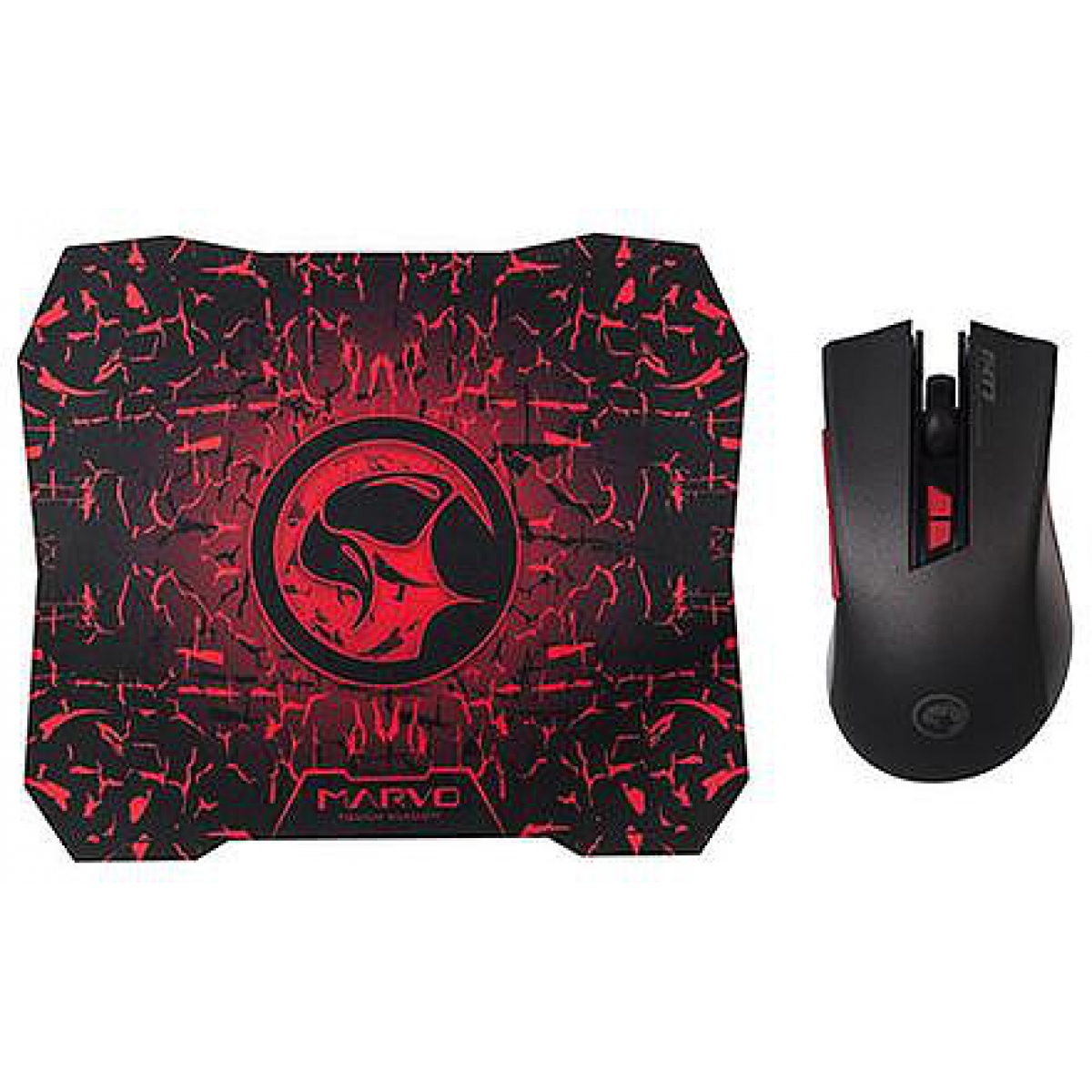 Combo Marvo Mouse Gamer M417 + Mouse Pad G1 Gamer
