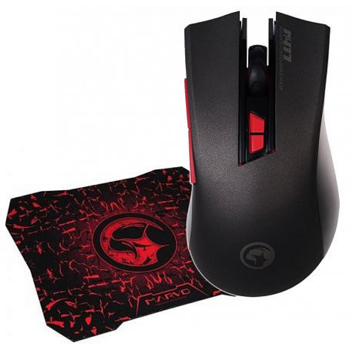 Combo Marvo Mouse Gamer M417 + Mouse Pad G1 Gamer