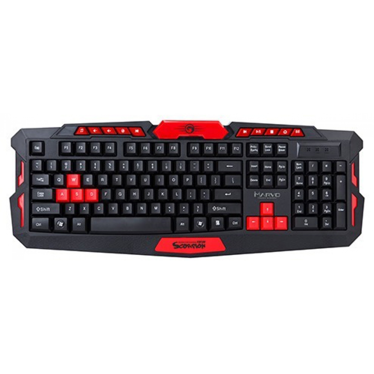 Combo Teclado e Mouse Marvo KW508 Multimídia