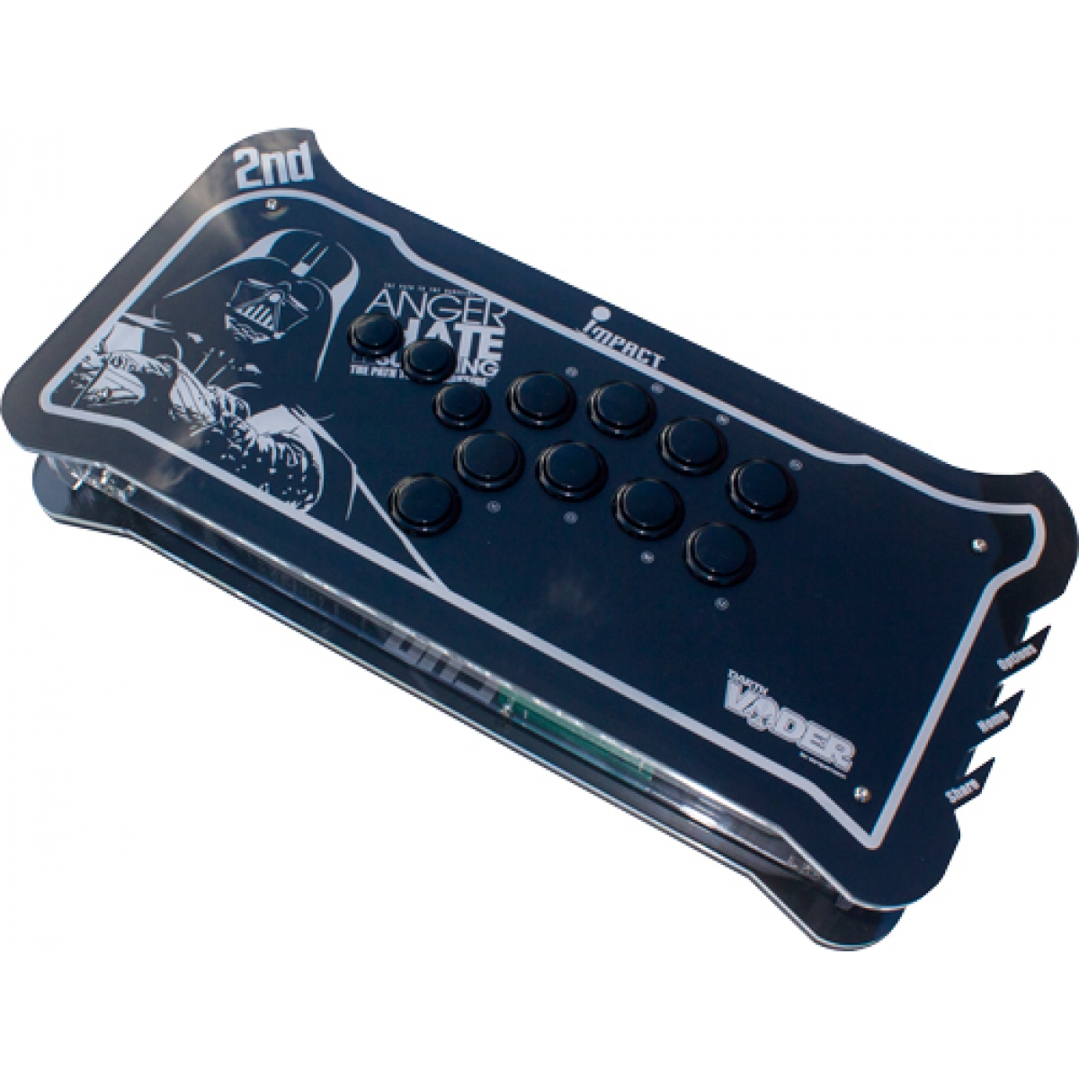 Controle Arcade para PC, PS3 e PS4 2ND Impact Hitbox Darth Vader Full ...