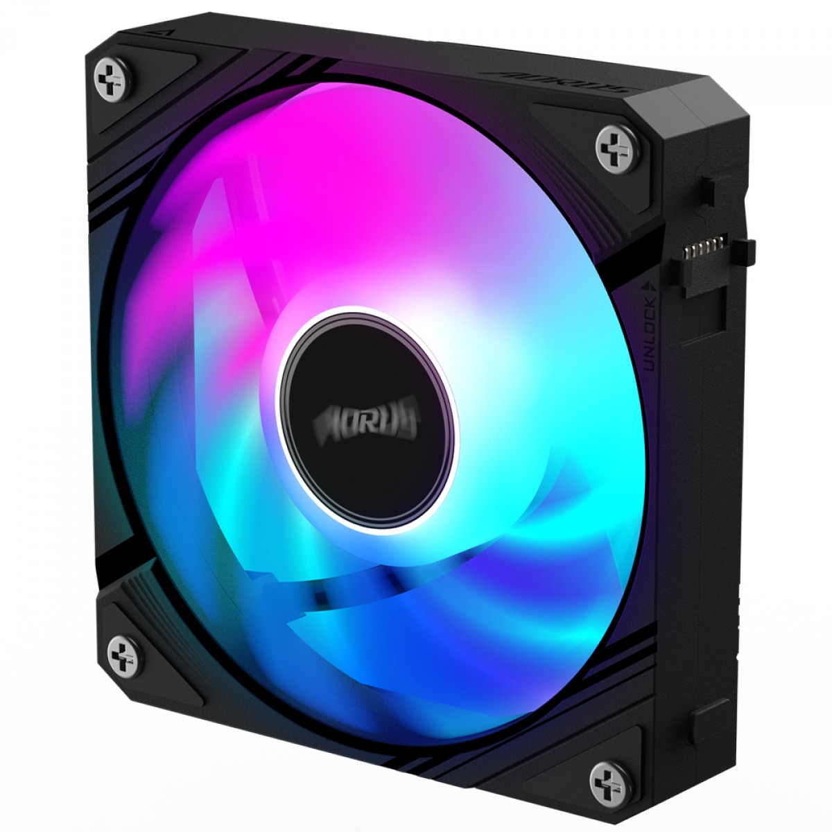 Fan Gigabyte Aorus EZ Chain 120mm ARGB Preto | Terabyte
