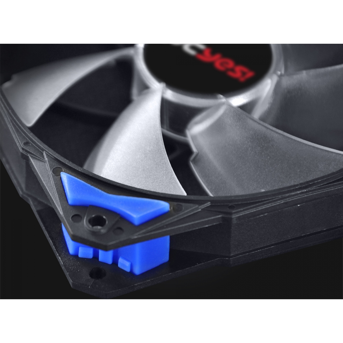 Cooler para Gabinete Pcyes Fury F4, LED Blue 120mm, F4120LDAZ