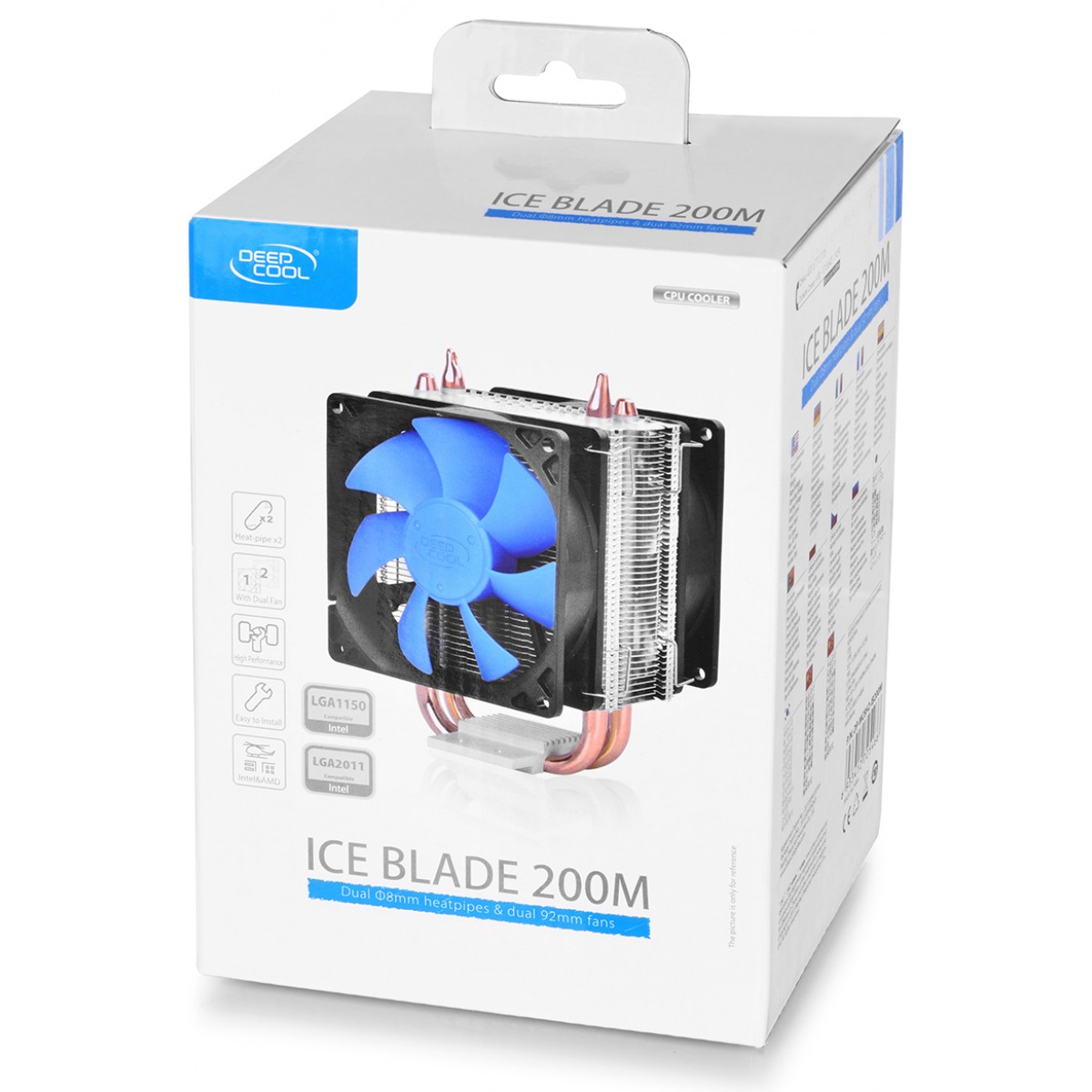Cooler para Processador DeepCool Ice Blade, Blue 92mm, Intel-AMD, DP ...
