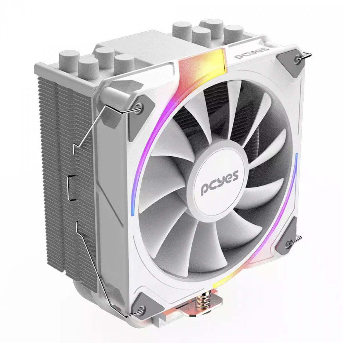 Cooler Para Processador PCYES Frost Pulse White Ghost ARGB, 120mm ...