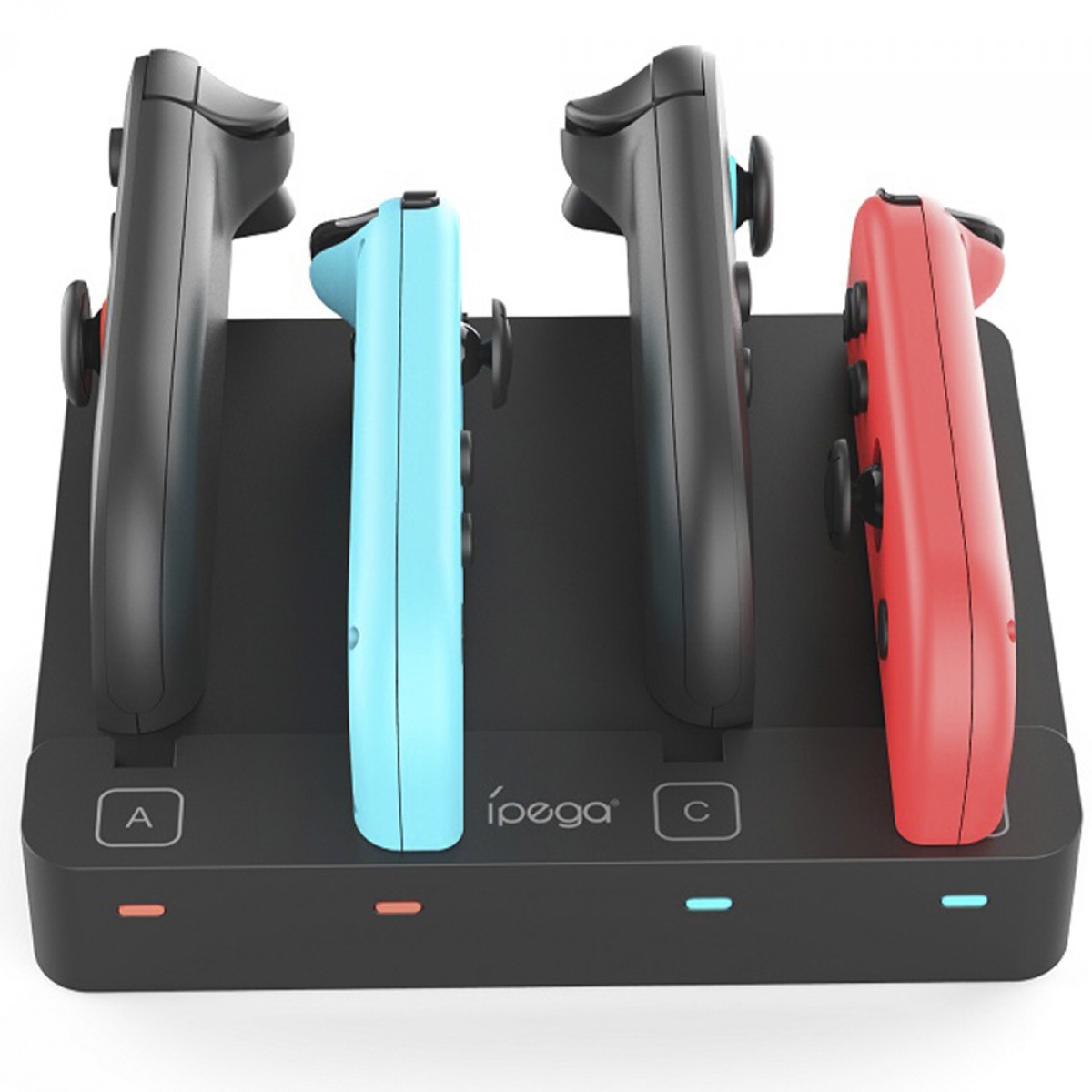 Dock De Carregamento Ipega, Para Nintendo Switch 2 / Switch OLED / Joy-Con, Com 4 Slots, Preto ...