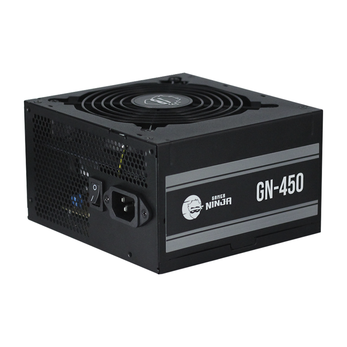 Fonte Gamer Ninja, 450W, 80 Plus White, PFC Ativo, Cabos Flat, GN-450