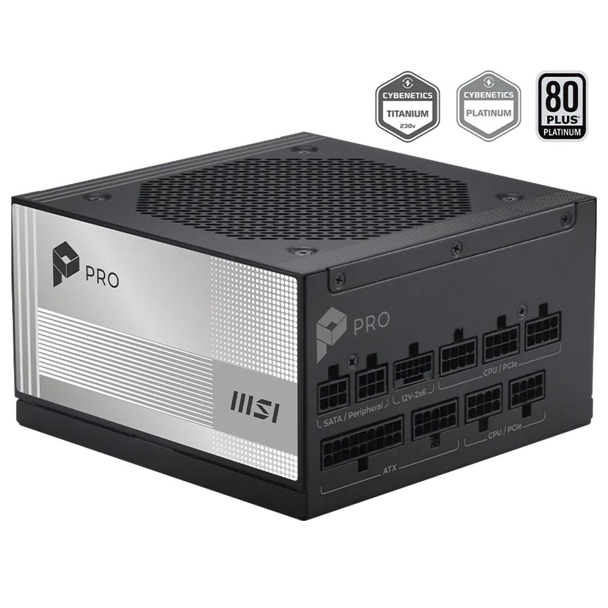 Fonte MSI PRO A1000PL 1000W 80 Plus Platinum Modular | Terabyte