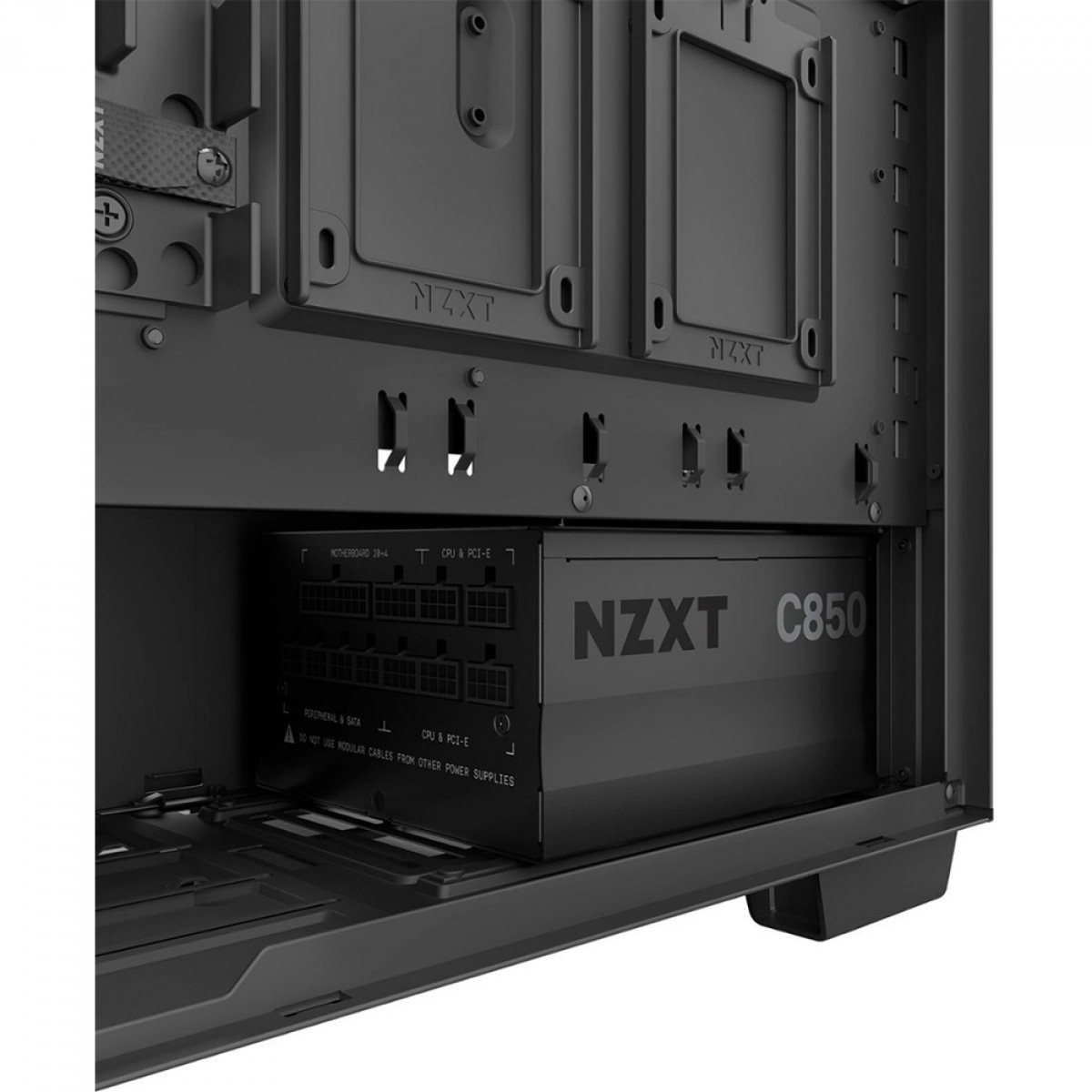Fonte NZXT C850 Gold, 850W, 80 Plus Gold, PFC Ativo, Full Modular, PA ...
