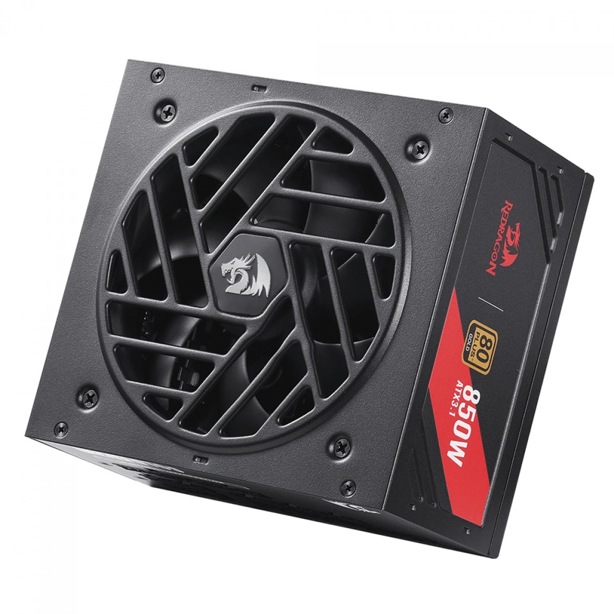 Fonte Redragon Master RGMS 850W, 80 Plus Gold, PFC Ativo, PCIe 5.1, ATX ...