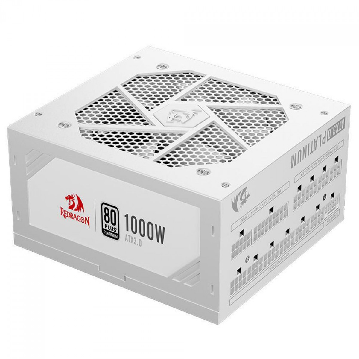 Fonte Redragon RGPS, 1000W, ATX 3.0, 80 Plus Platinum, Com Conector ...