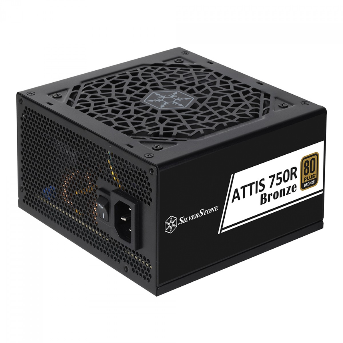 Fonte SilverStone ATTIS 750R, 750W, 80 Plus Bronze, PFC Ativo, Cabos ...