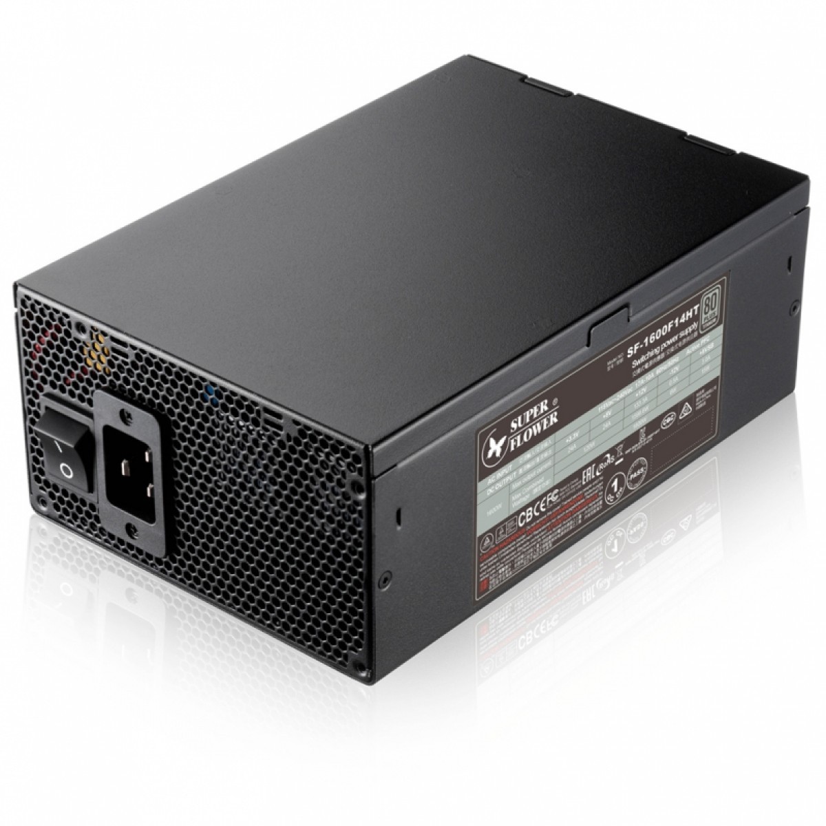 Fonte Super Flower LEADEX Titanium 1600W, 80 Plus Titanium, PFC Ativo ...