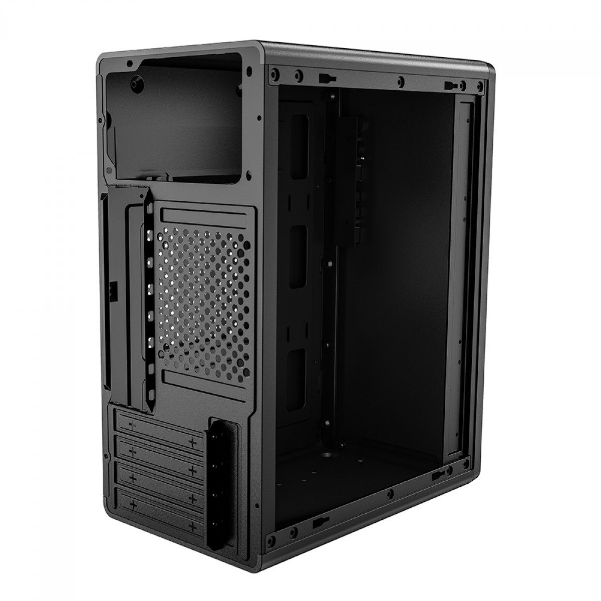 Gabinete Dr. Office, Mini Tower, M-ATX, Sem Fonte, Sem Fans, Preto, DO ...