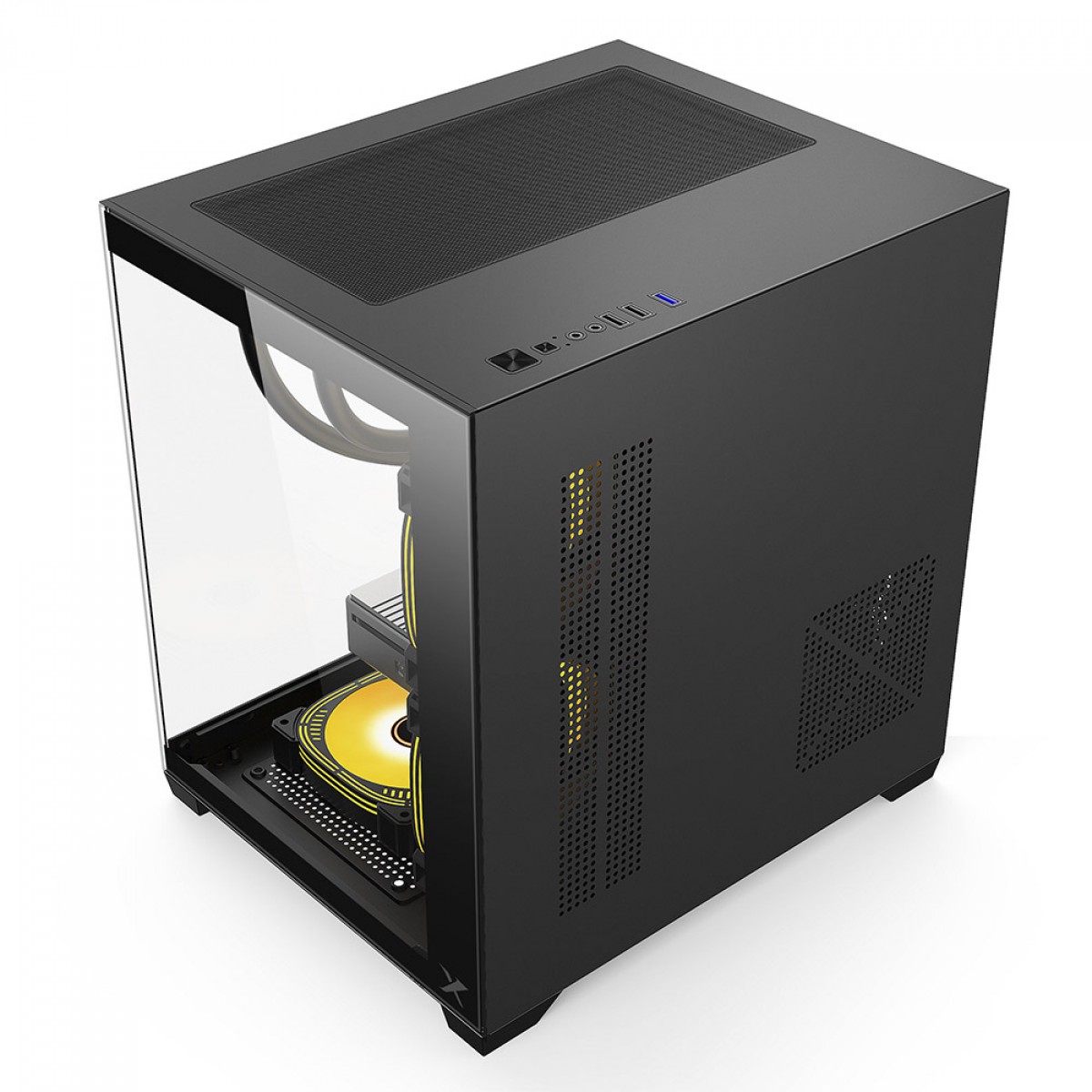 Gabinete Gamer BRX Xtreme Glacier Mini Tower 3 Fans | Terabyte