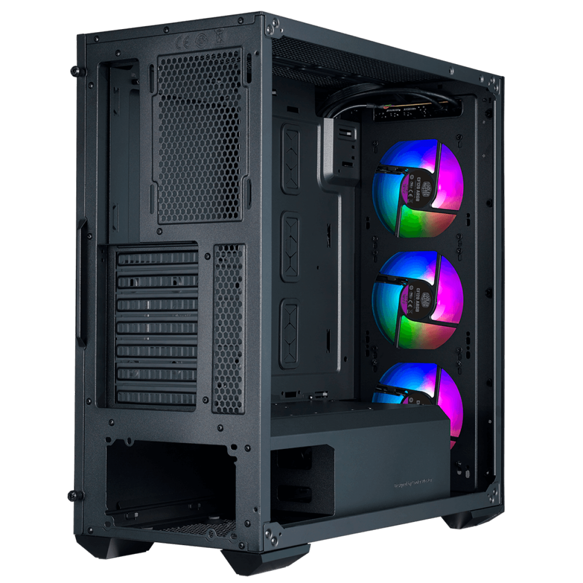 Gabinete Gamer Cooler Master Masterbox TD500 Crystal, Mid Tower, Vidro ...