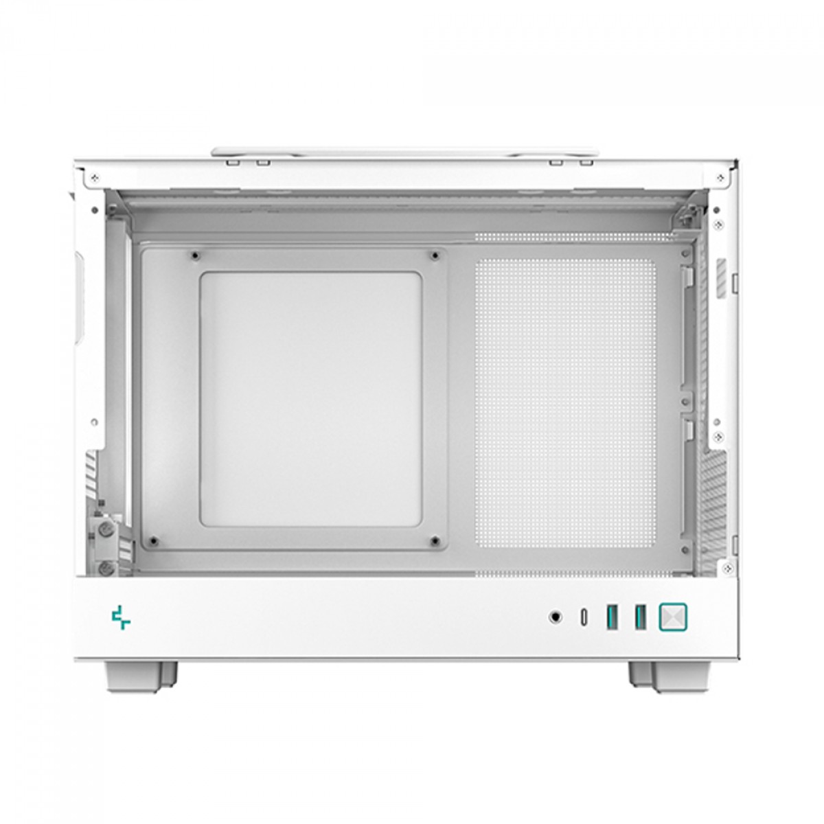 Gabinete Gamer DeepCool CH160 Mesh WH, Mini Tower, Mini-ITX, Branco ...