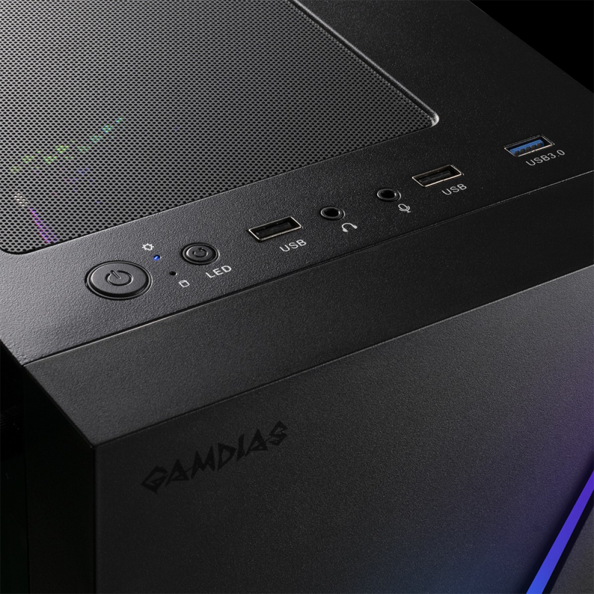 Gabinete Gamer Gamdias Argus E5, Mid Tower, Vidro Temperado, ATX, Sem ...