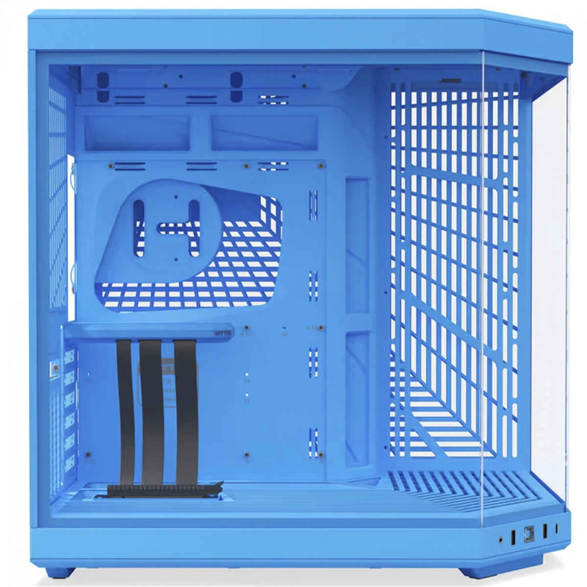 Gabinete Gamer Hyte Y70 Blueberry Milk, Mid Tower, Vidro Temperado ...