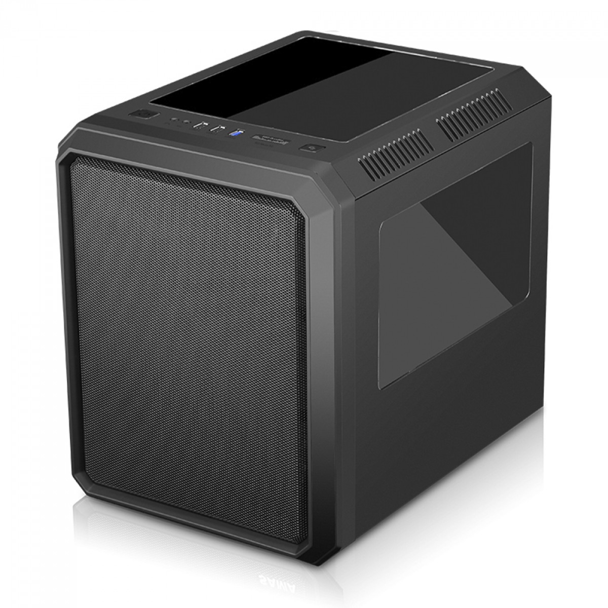 Gabinete Gamer K-MEX Microcaft, Preto, Mini Tower, Vidro Temperado, M ...