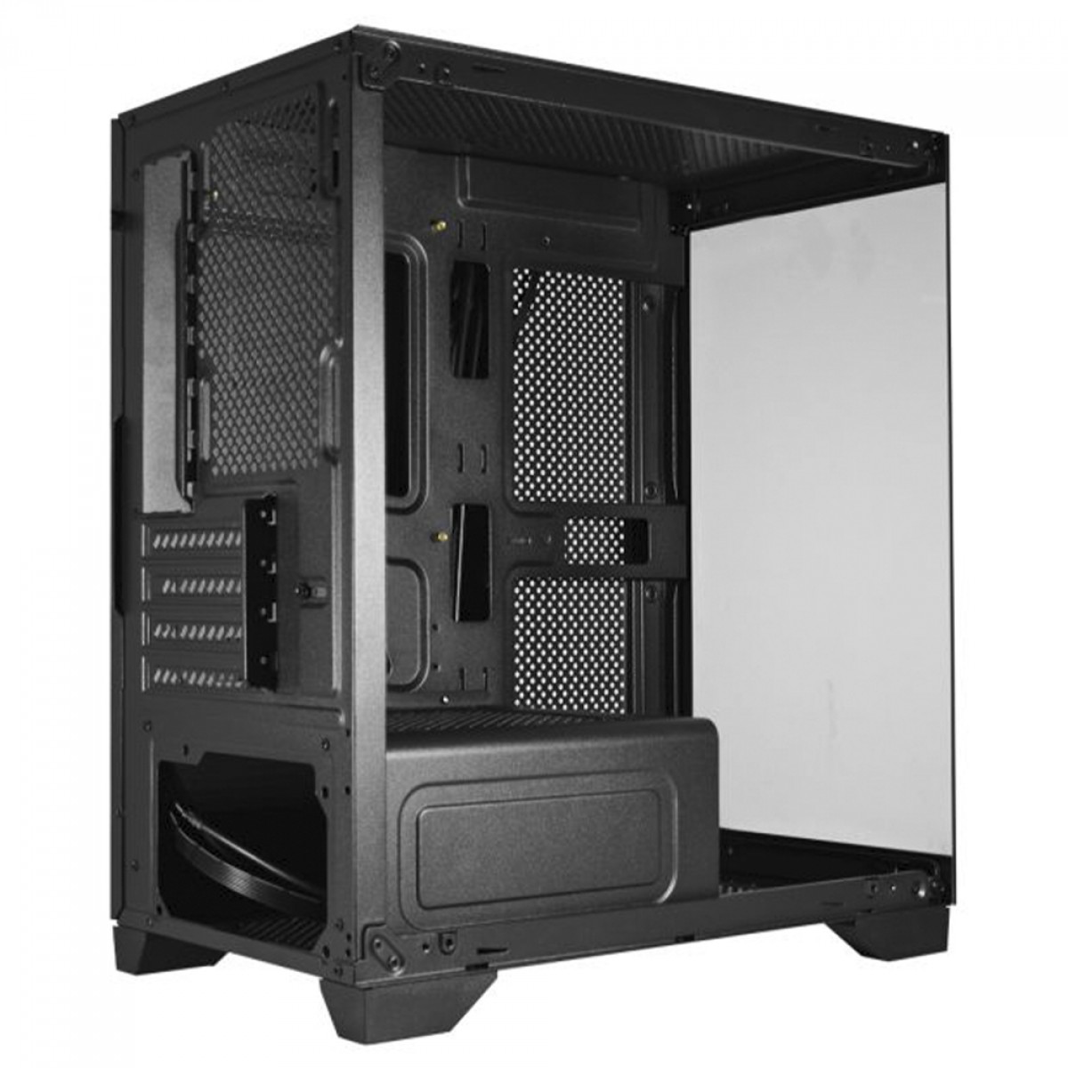 Gabinete Gamer K-MEX Poseidon II CG-01F9, Mid Tower, Vidro Temperado ...