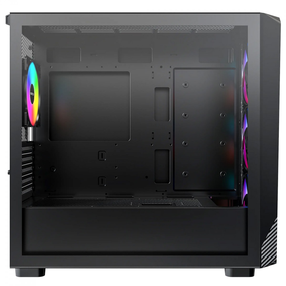 Gabinete Gamer Montech X5M, Mid Tower, mATX, Sem Fonte, Com 4 Fans ARGB ...