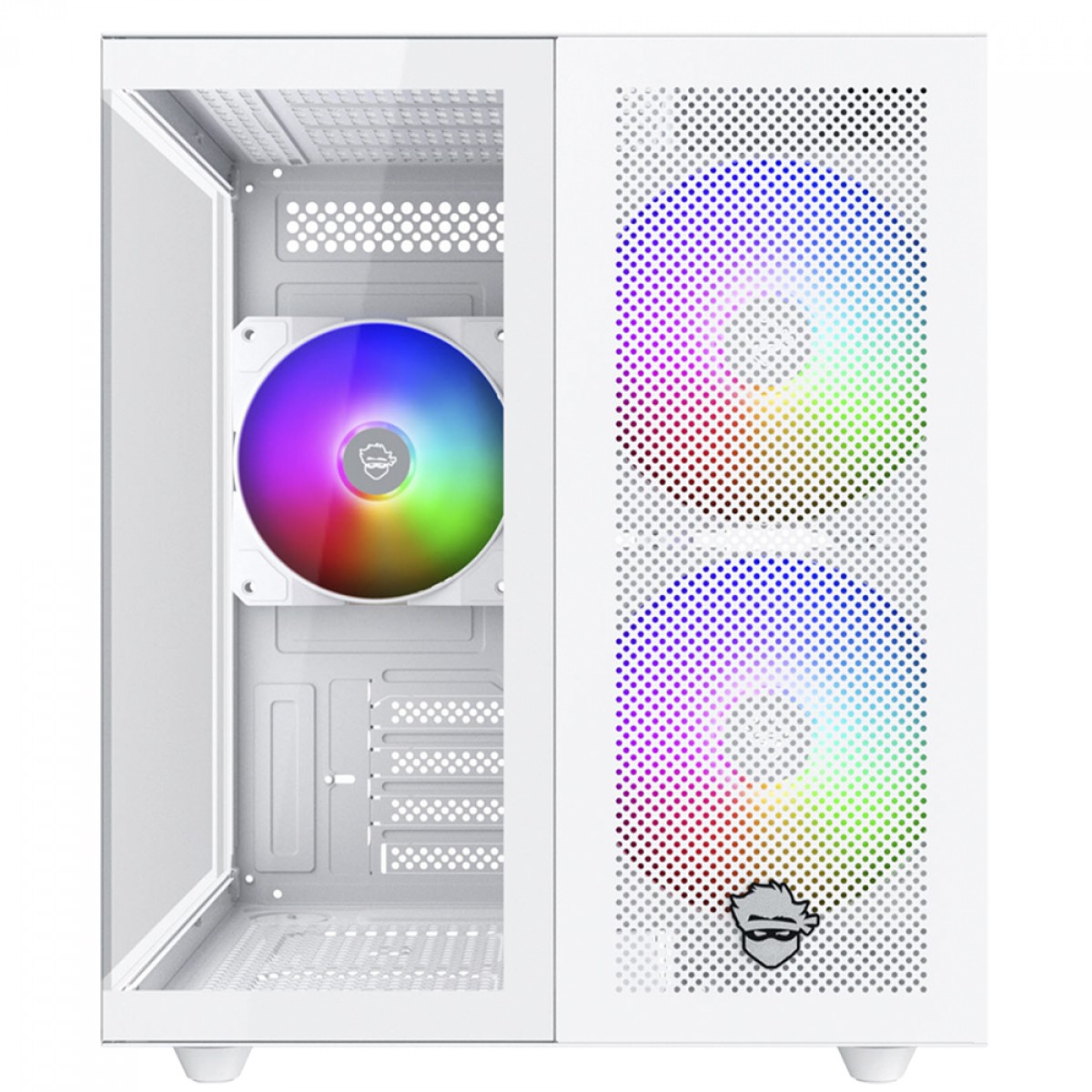 Gabinete Gamer Ninja Kazan X3, Mini Tower, Vidro Temperado, M-ATX, Sem ...