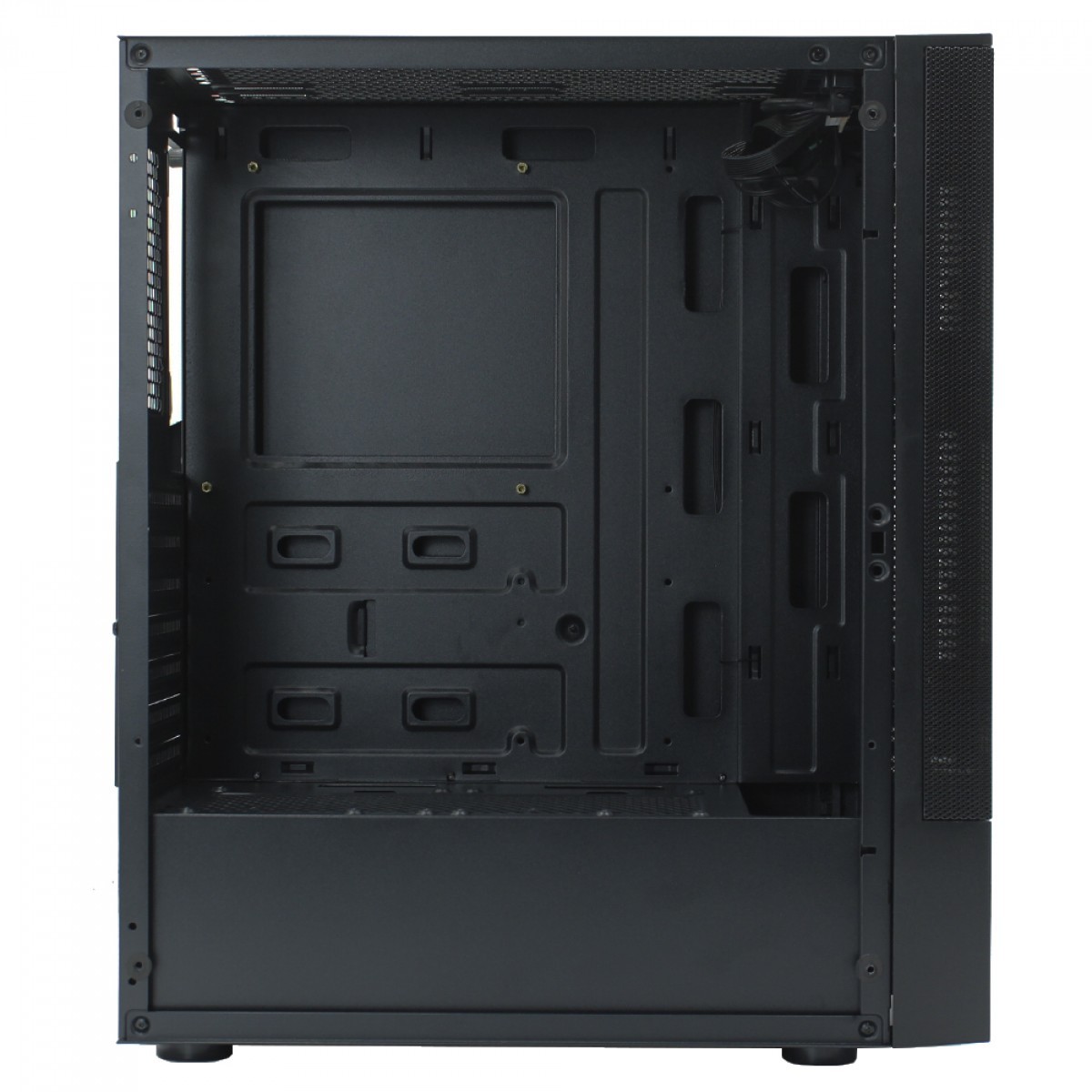 Gabinete Gamer Ninja Nagato, Mid Tower, Vidro Temperado, ATX, Black ...