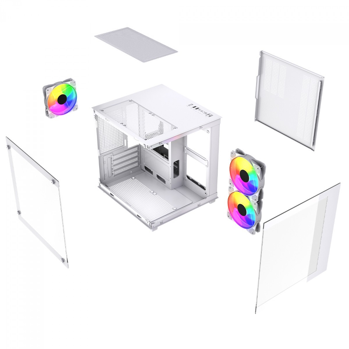 Gabinete Ninja Ryomaru Mini Tower mATX 3 Fans | Terabyte