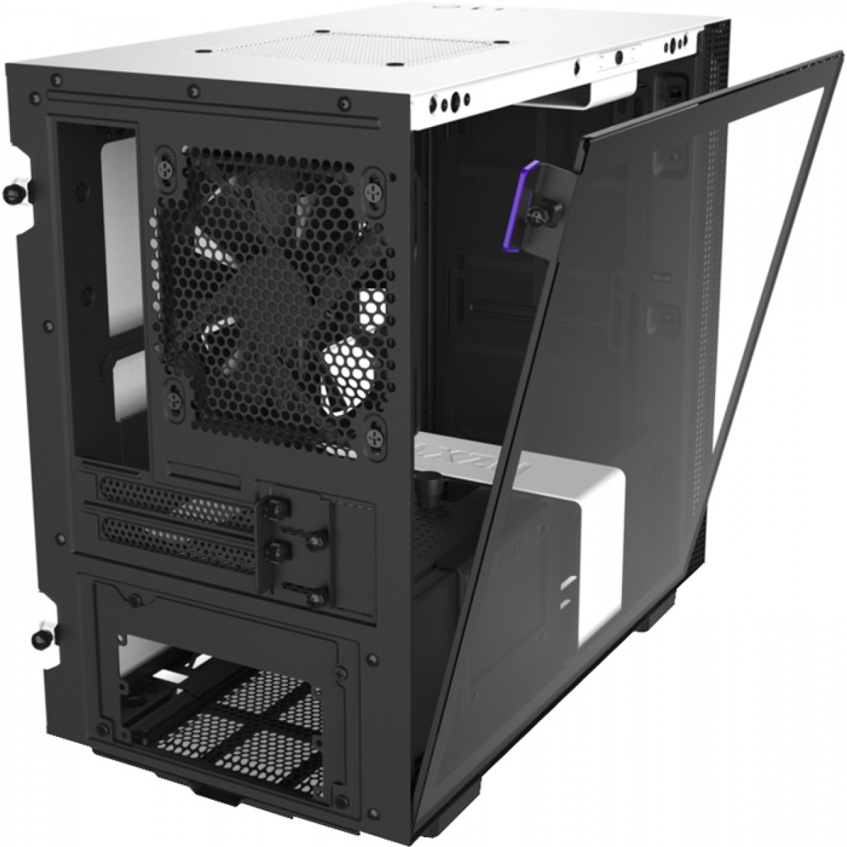 Gabinete Gamer NZXT H210, Mini Tower, Vidro Temperado, White, CA-H210B ...