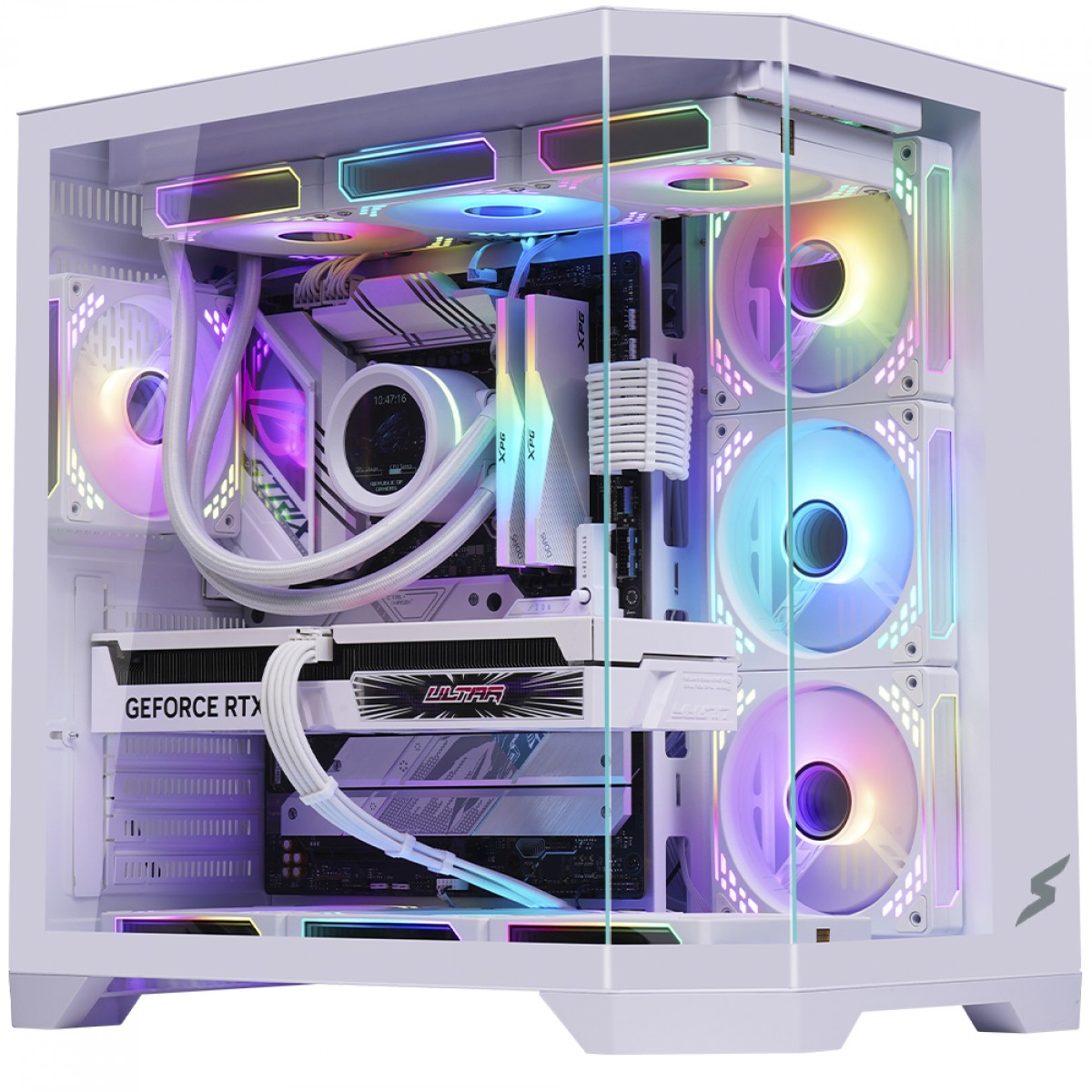Gabinete Gamer SuperFrame Cristal, Mid Tower, Vidro Temperado, ATX, Com ...