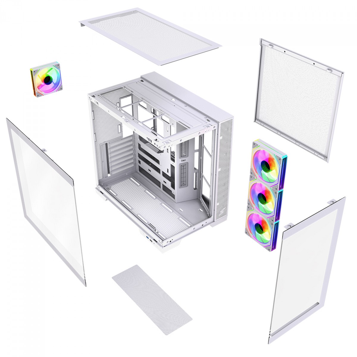 Gabinete SuperFrame Drakor Mid Tower ATX 4 Fans ARGB | Terabyte