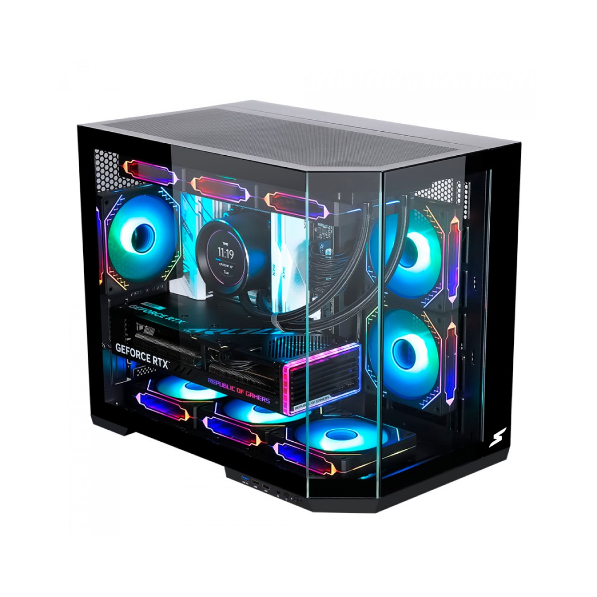 Gabinete Gamer SuperFrame Void, Mid Tower, Vidro Temperado, M-ATX ...