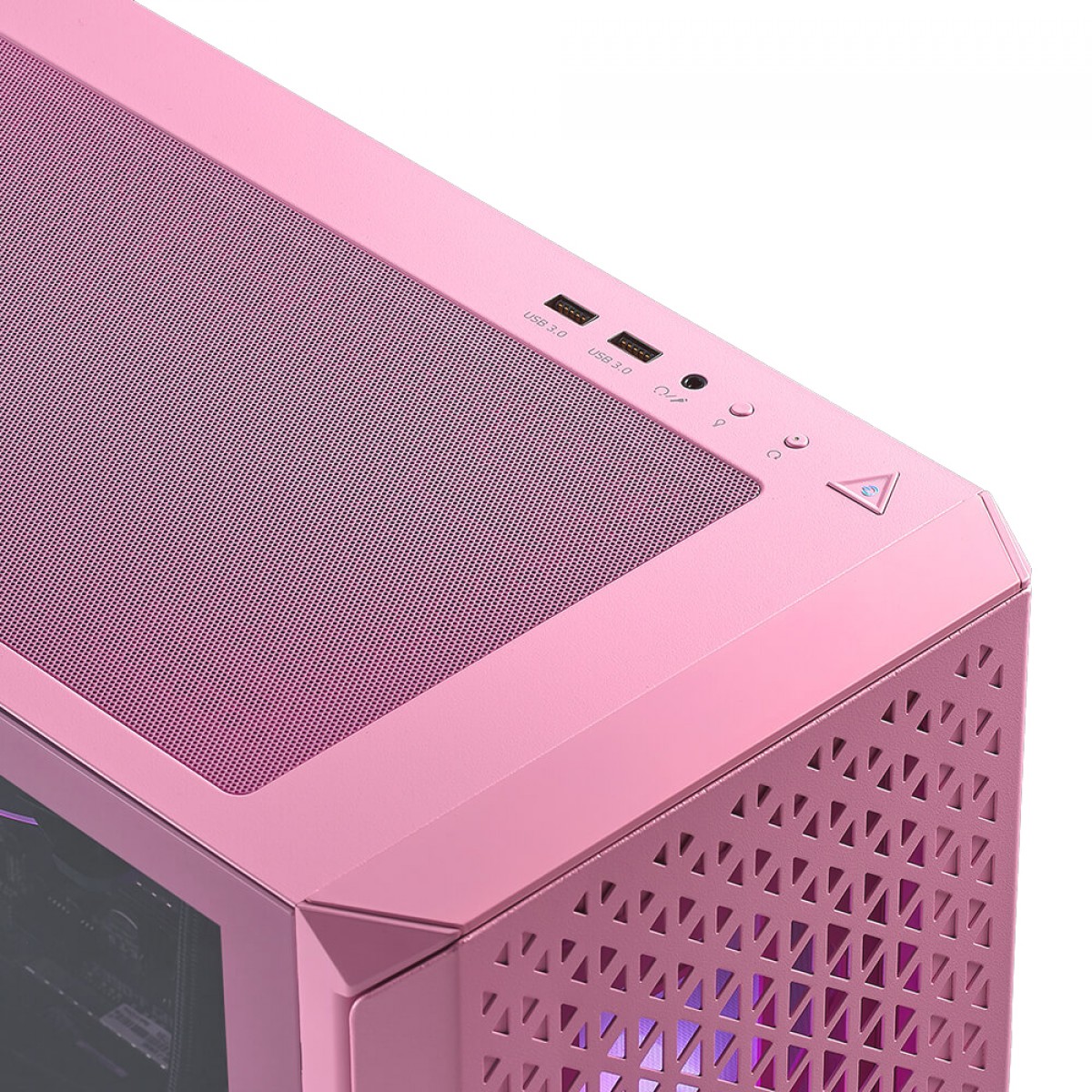Gabinete Gamer XPG Starker AIR, Pink, Mid Tower, Vidro Temperado, Sem ...
