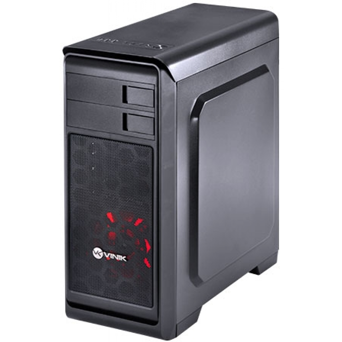 Gabinete Gamer Vinik Hunter Window, Mid Tower, Black, Sem Fonte, Com 1 ...