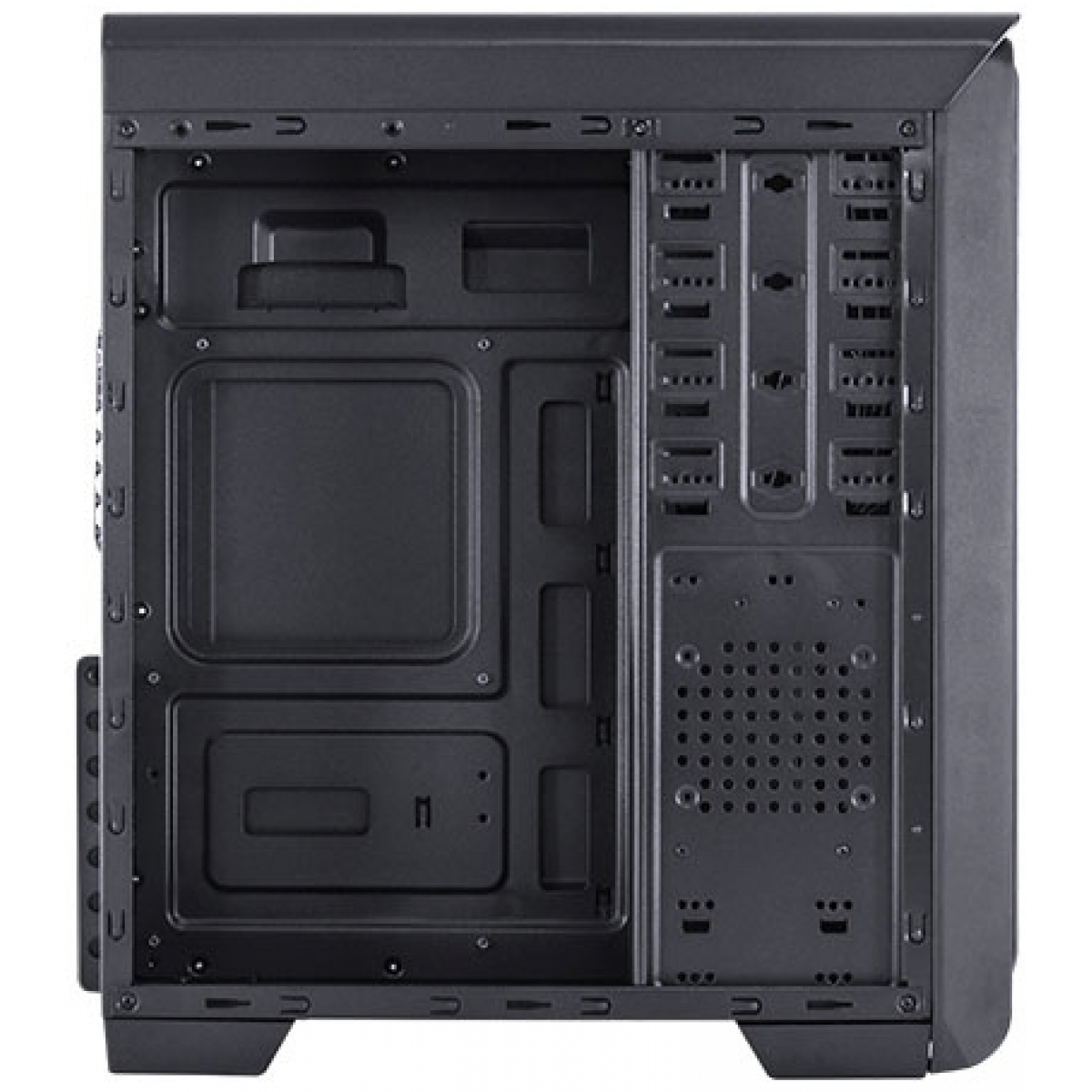 Gabinete Gamer Vinik Hunter Window, Mid Tower, Black, Sem Fonte, Com 1 ...