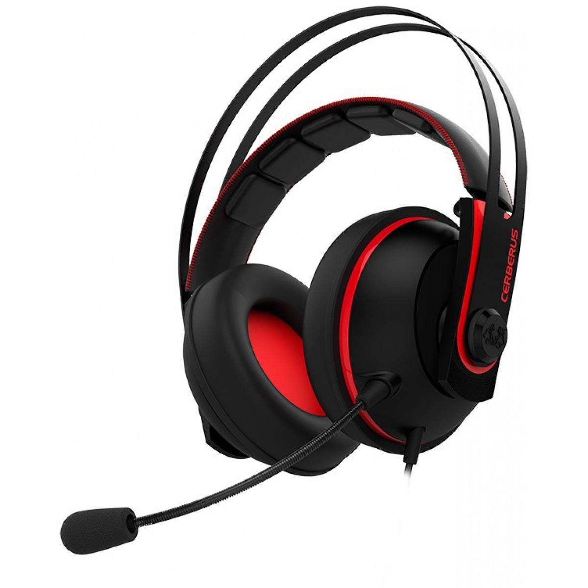 Headset Gamer Asus Cerberus V2 Vermelha, 90YH015R-B1UA00 - Open Box