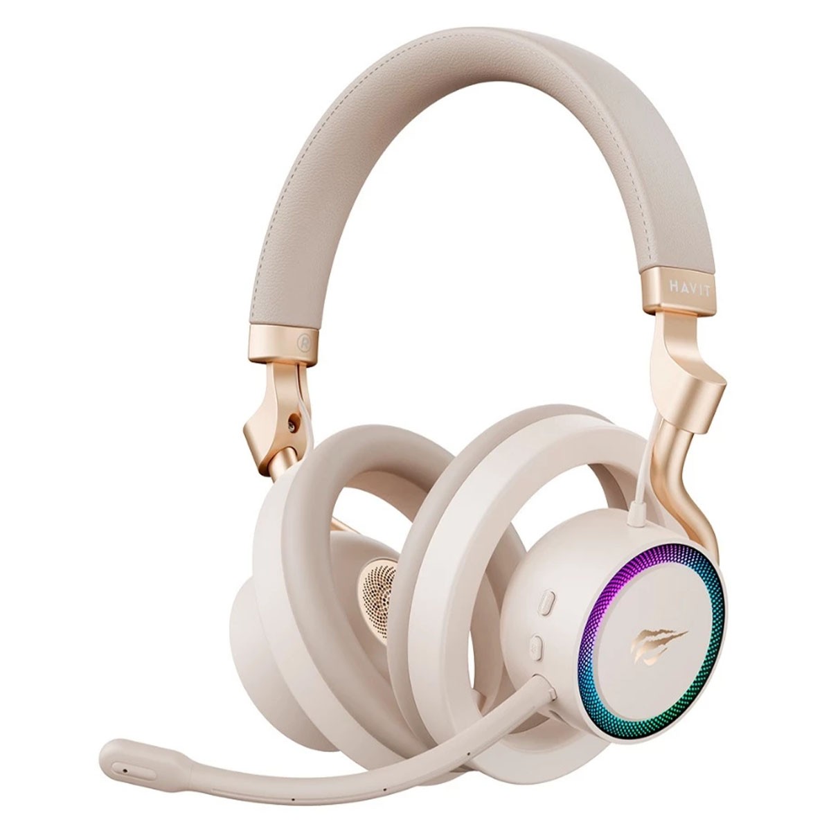 Headset Gamer Havit Fuxi-H8 Tri-Mode Wireless RGB | Terabyte